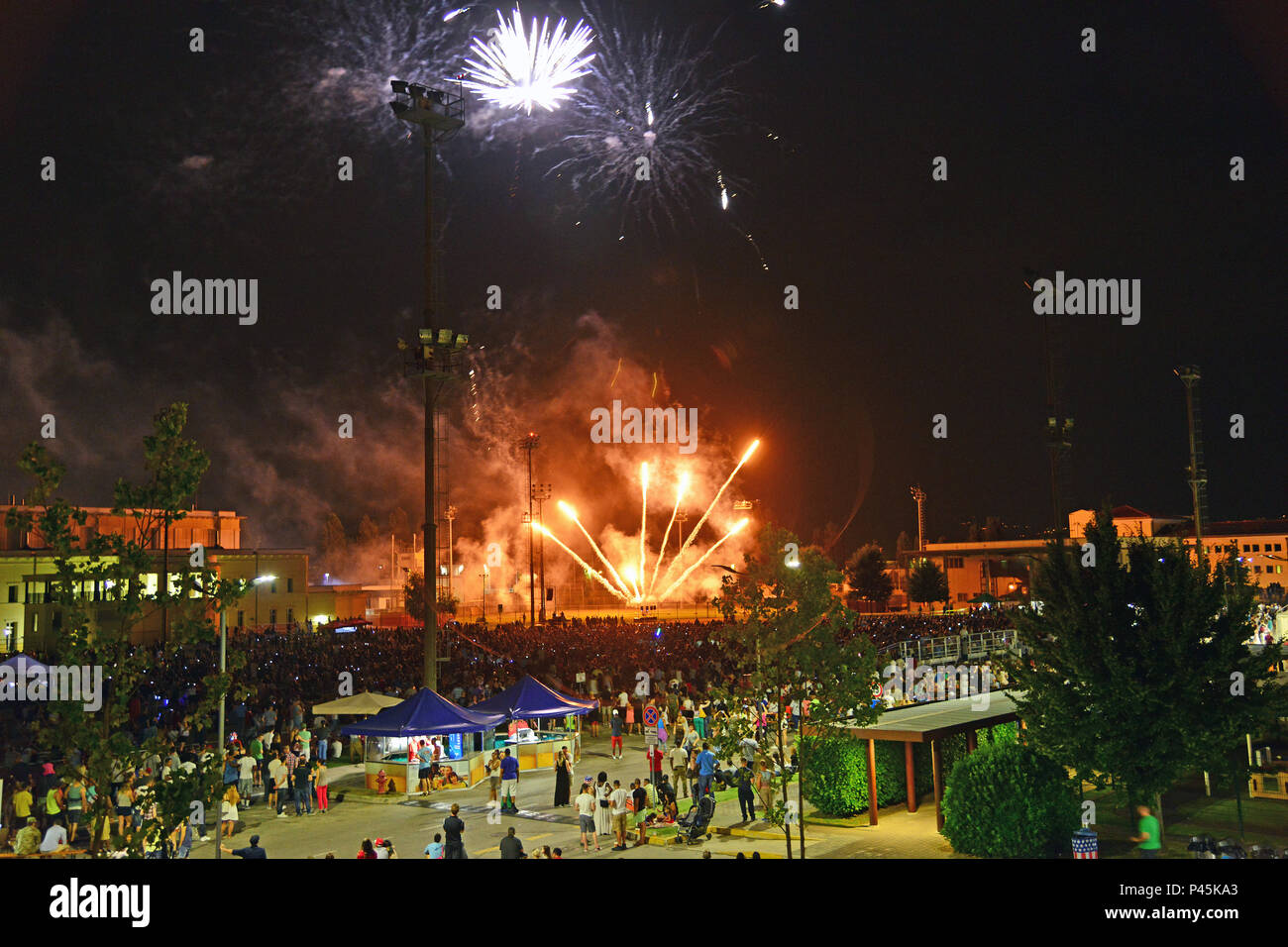 A large crowd of Italians and Americans enjoyed the Independence Day ...