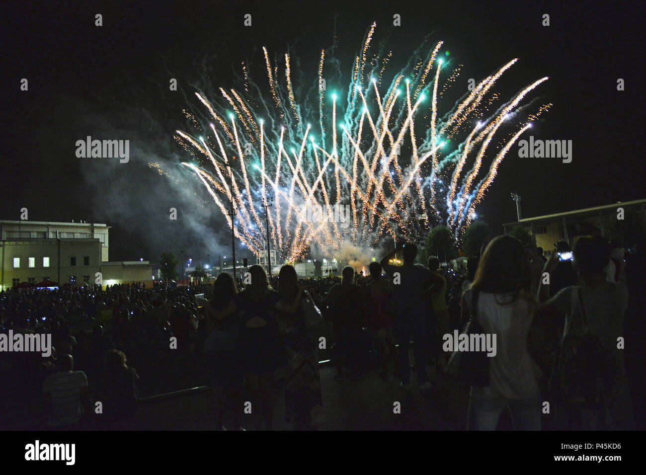 A large crowd of Italians and Americans enjoyed the Independence Day ...