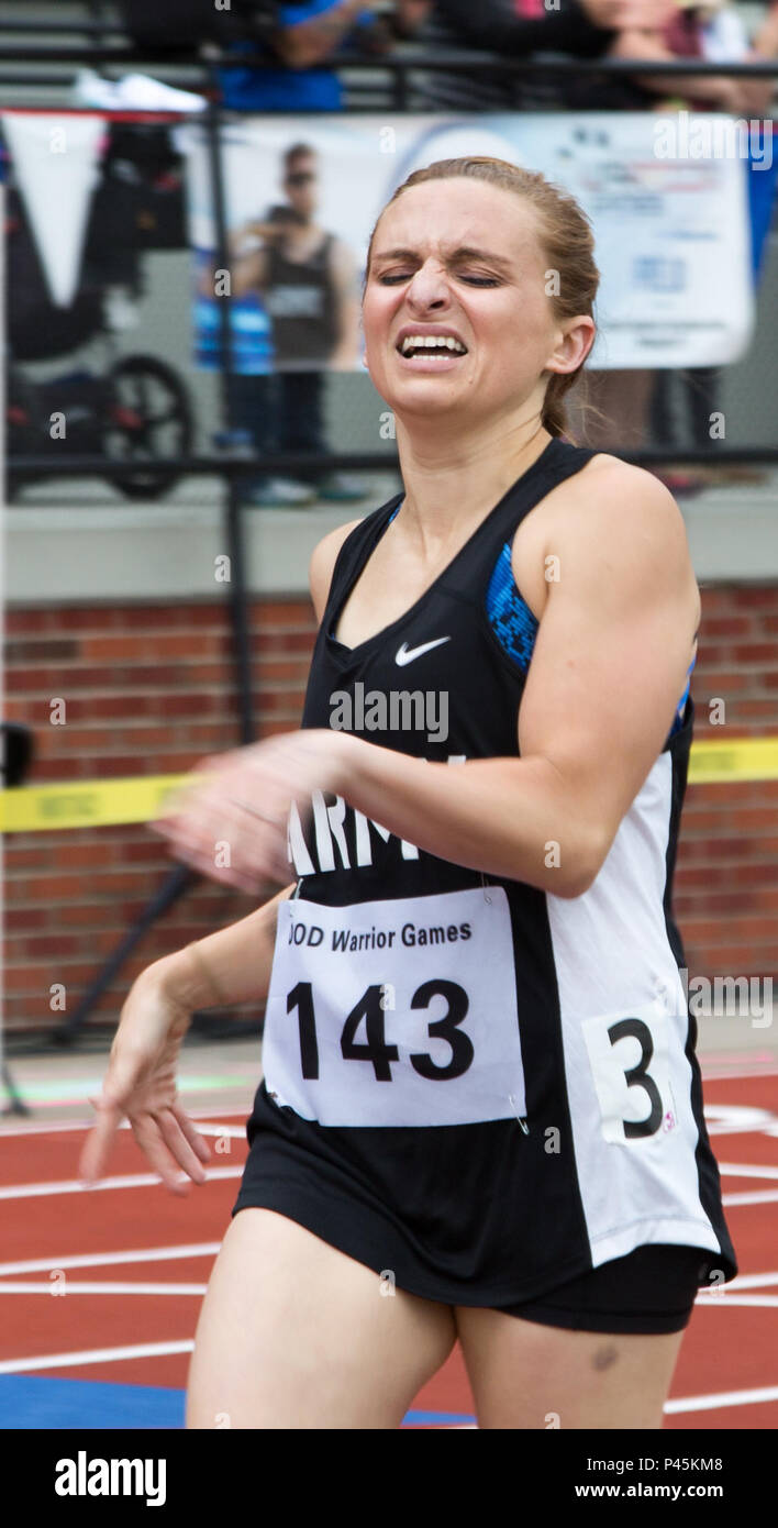 U.S. Army Veteran, Staff Sgt. Megan Grudzinski, of Strongsville, Ohio ...
