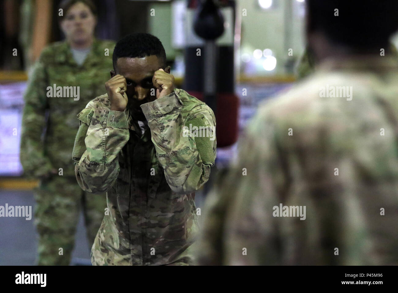 Spc. Jonathan Harris, an x-ray technician for the Tactical Medical ...