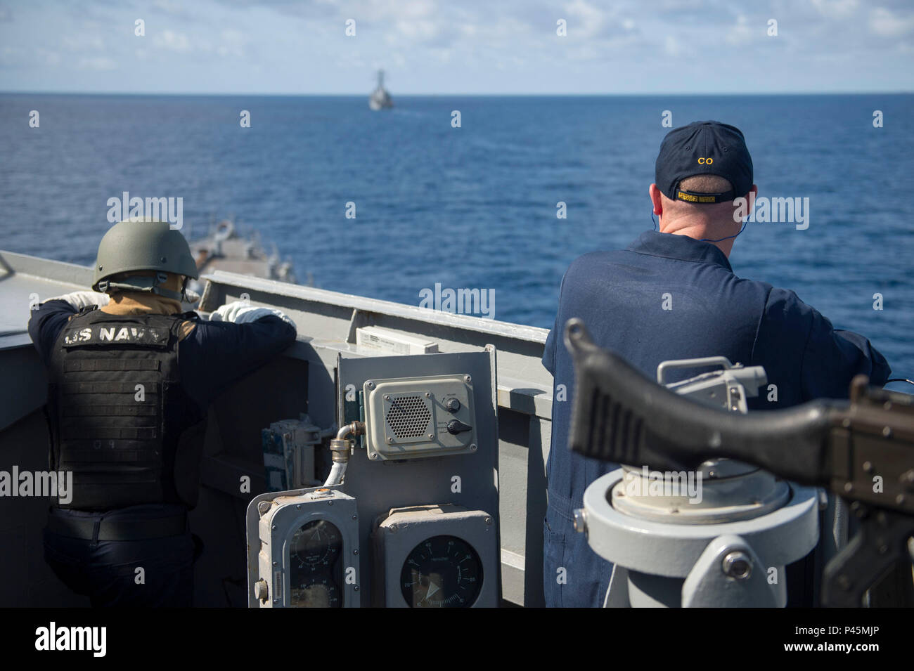 160630-N-XG464-154 ATLANTIC OCEAN (June 30, 2016) Cmdr. David P. Wroe ...