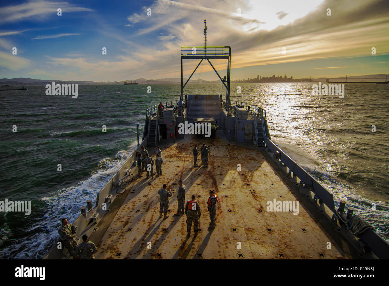 Army Soldiers participating in the Big Logistics Over The Shore - West ...