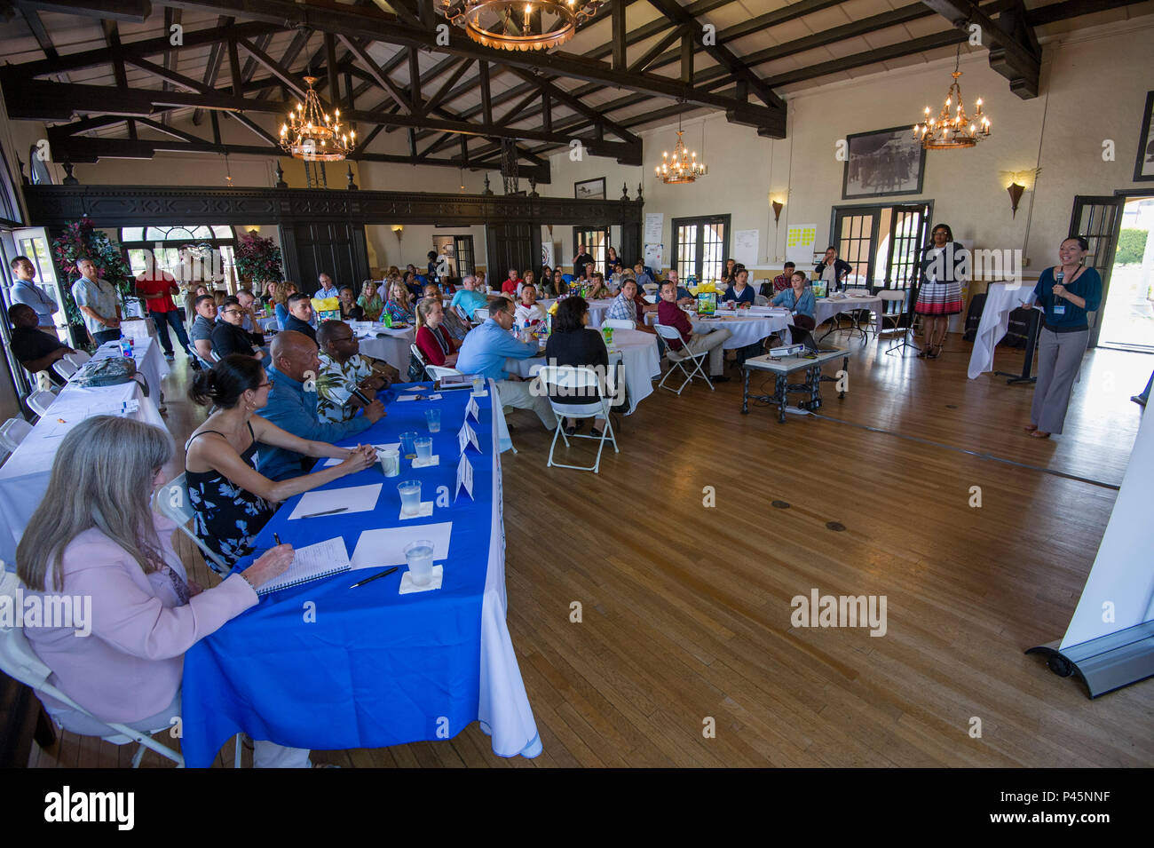 Soldiers and family members involved with the Family Readiness Group ...