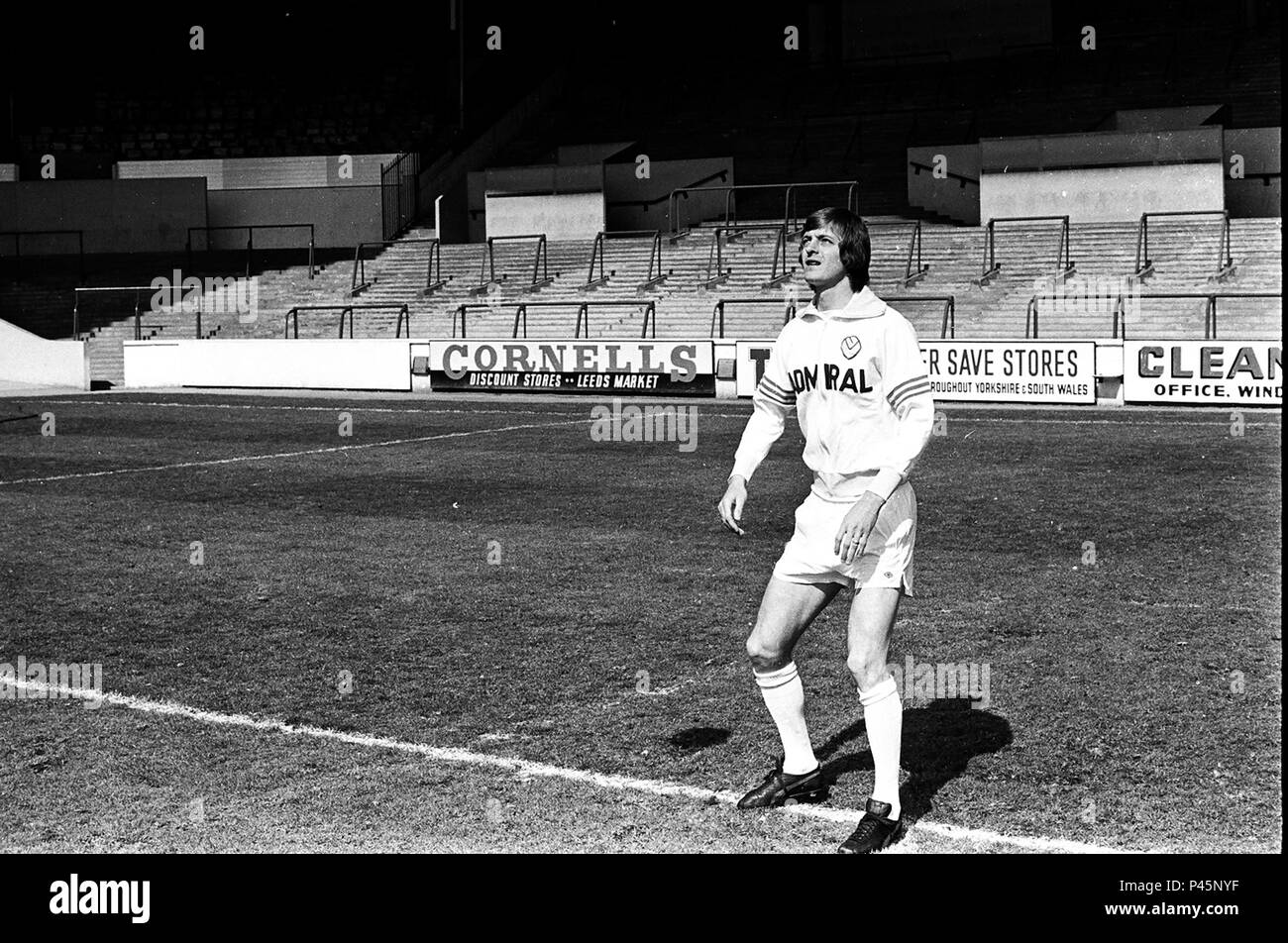 Allan Clarke training 1974 Leeds United Stock Photo - Alamy