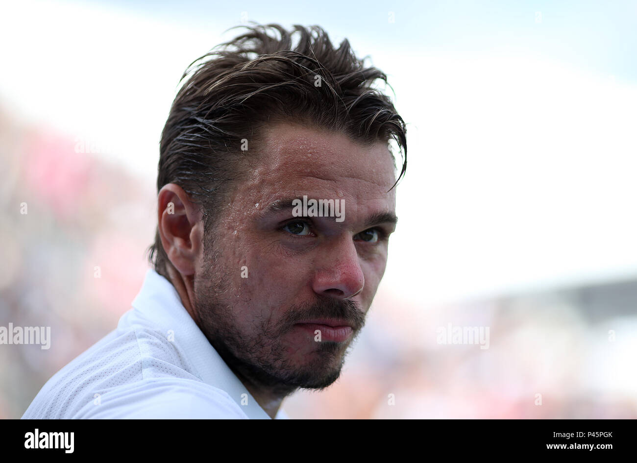 Switzerland's Stan Wawrinka during day three of the Fever-Tree ...