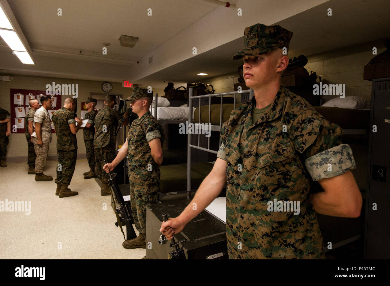 Platoon commanders inspection hi-res stock photography and images - Alamy