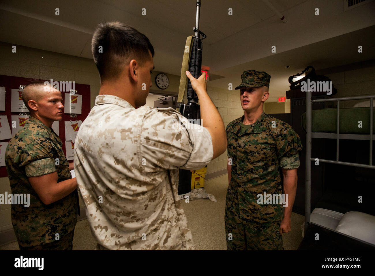 Platoon commanders inspection hi-res stock photography and images - Alamy
