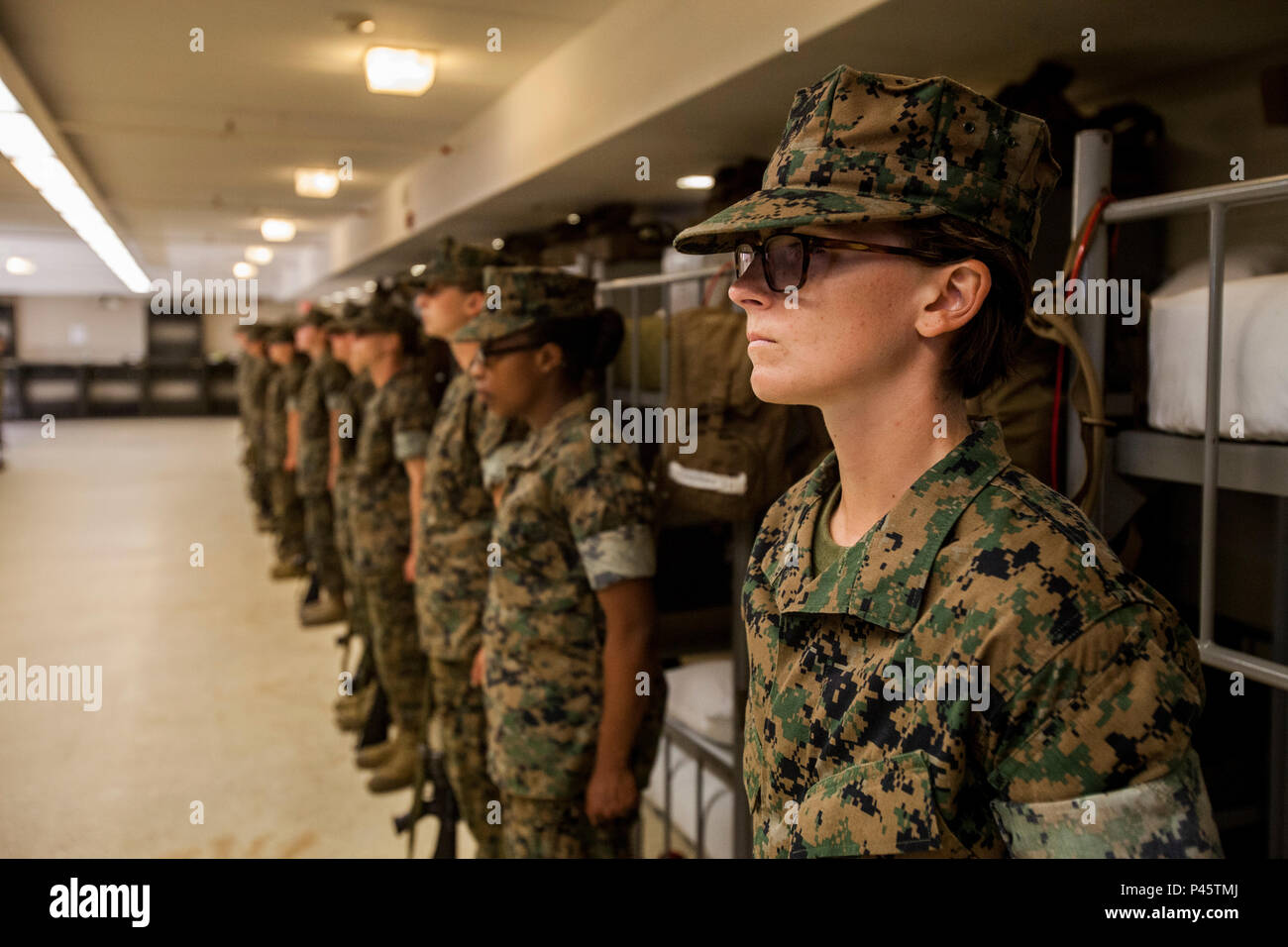 Platoon commanders inspection hi-res stock photography and images - Alamy