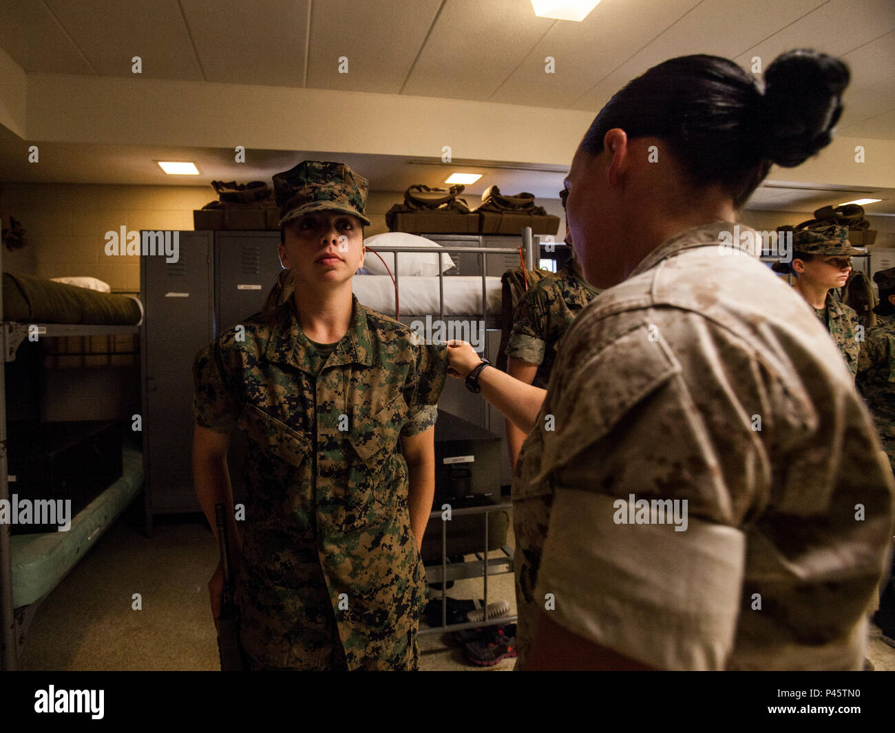 Platoon commanders inspection hi-res stock photography and images - Alamy