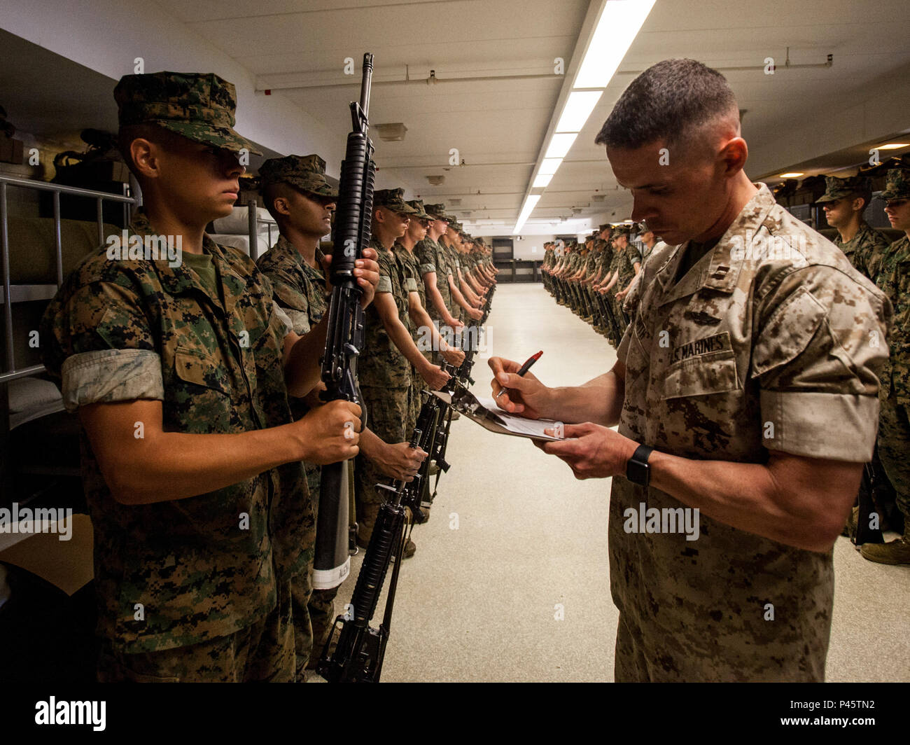 Platoon commanders inspection hi-res stock photography and images - Alamy
