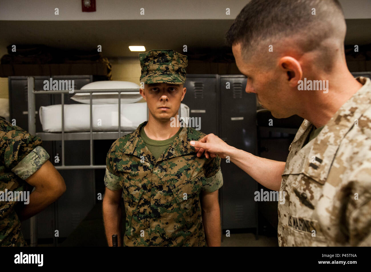 Platoon commanders inspection hi-res stock photography and images - Alamy