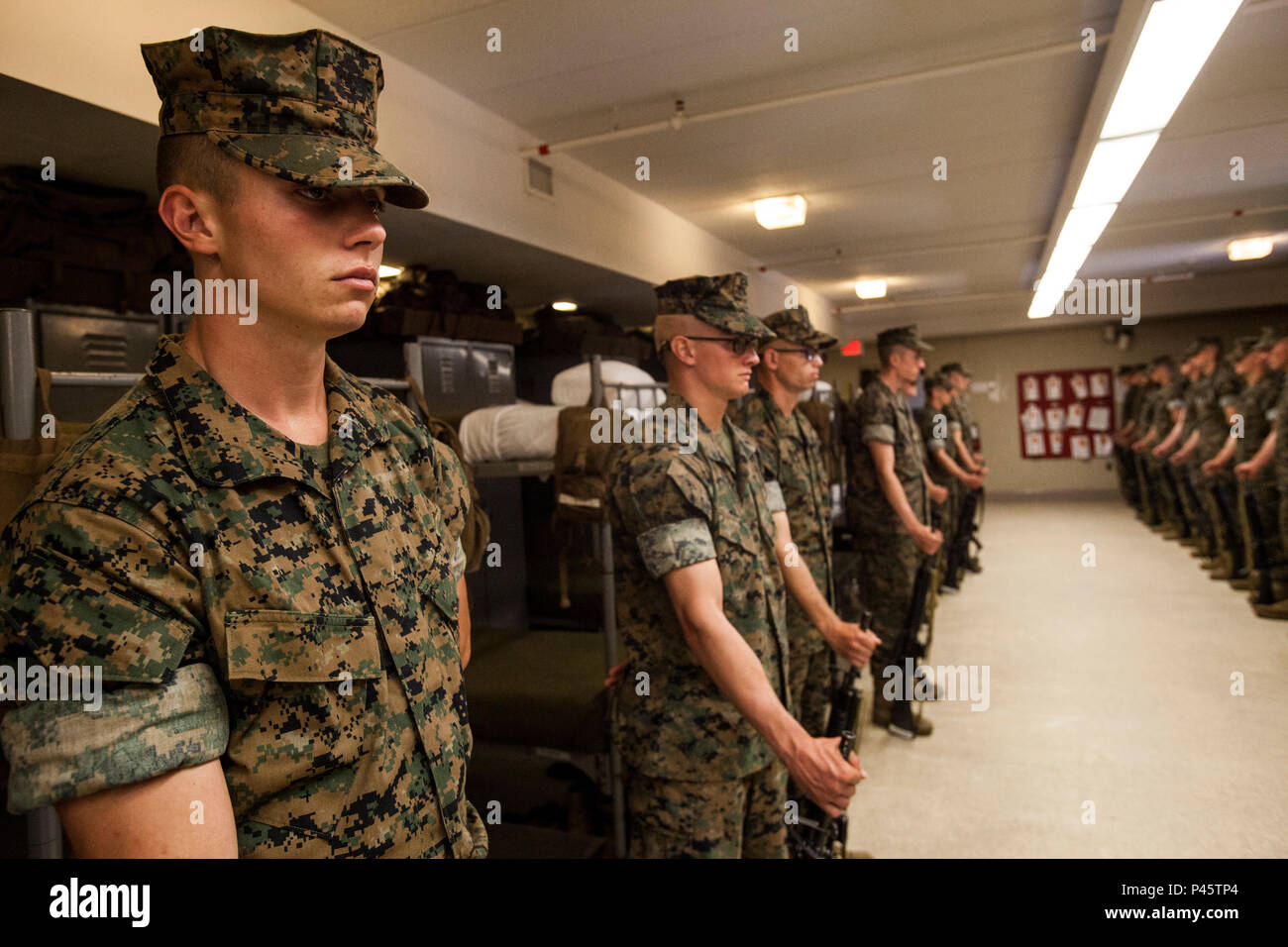 Platoon commanders inspection hi-res stock photography and images - Alamy