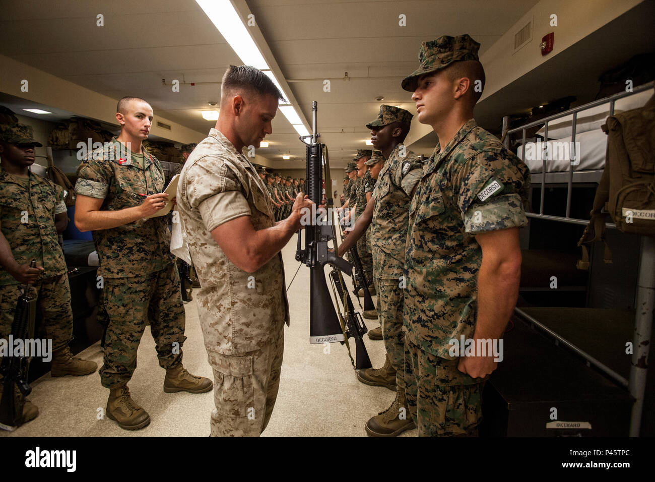 Candidates with Lima Company, Officer Candidate School (OCS) get ...