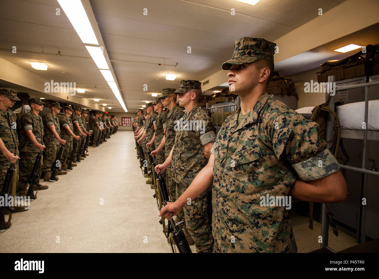 Platoon commanders inspection hi-res stock photography and images - Alamy
