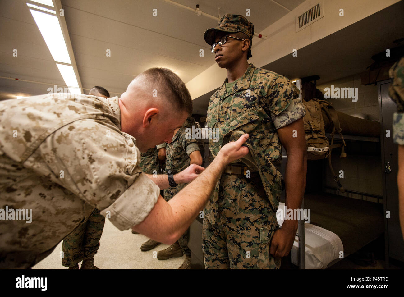 Platoon commanders inspection hi-res stock photography and images - Alamy