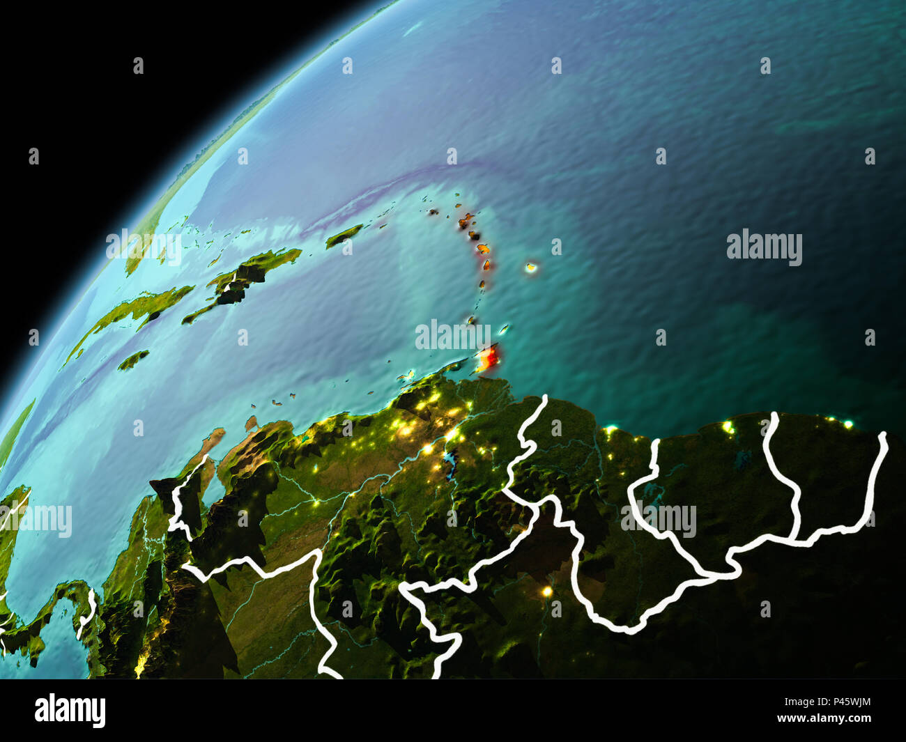 Martinique border hi-res stock photography and images - Alamy