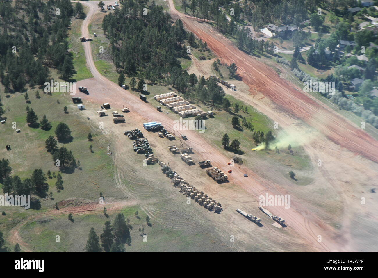 Soldiers of the 133rd Engineer Company, Wyoming Army National Guard ...