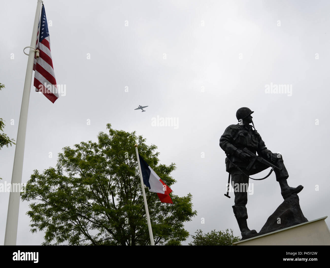 NATO allied nations perform flyovers in preparation for air drops ...