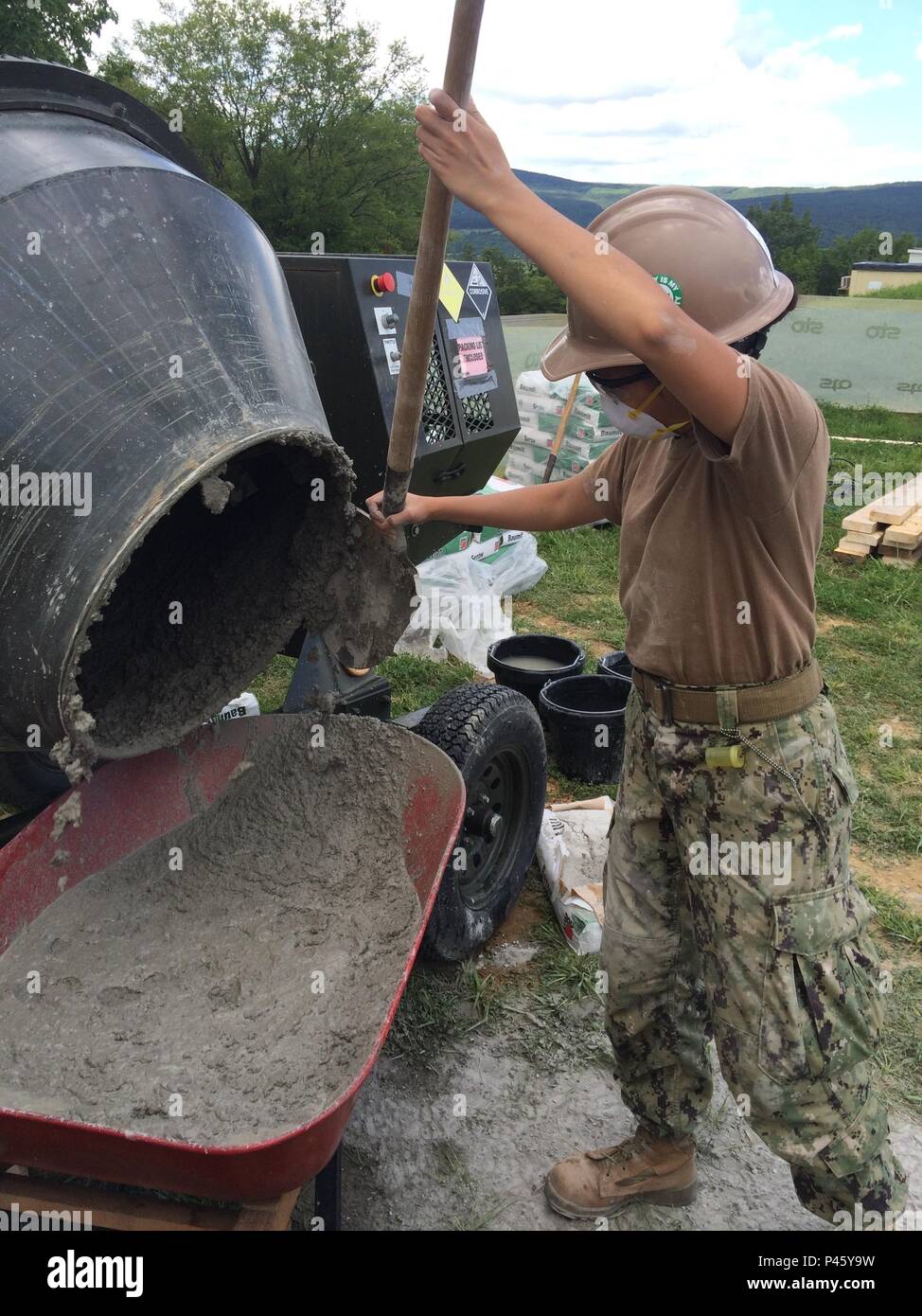 Engineering Aide Third Class Fides Ybanez, a sailor with the Naval ...