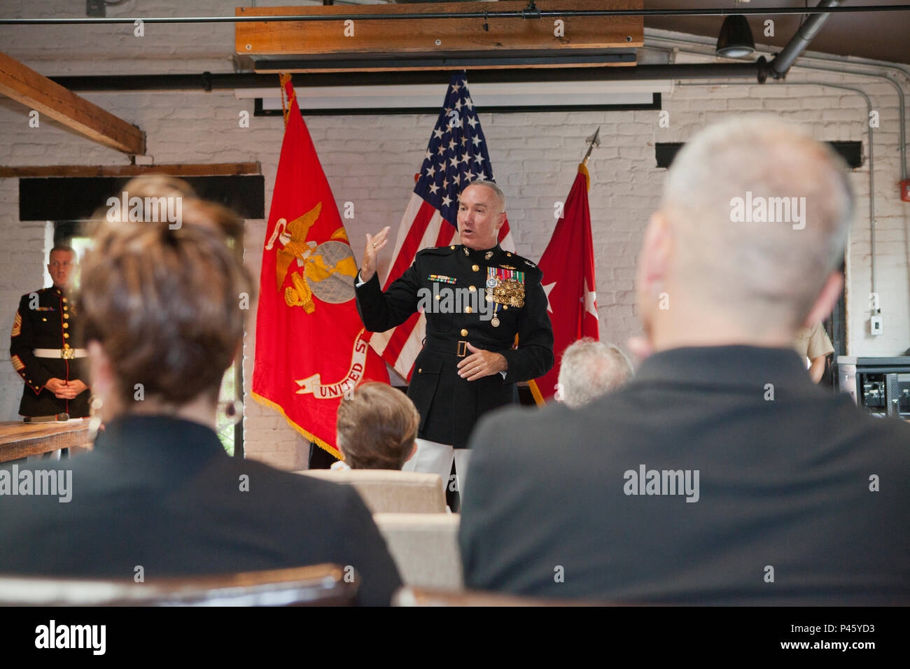 U.S. Marine Corps Maj. Gen. Charles L. Hudson, assistant deputy ...