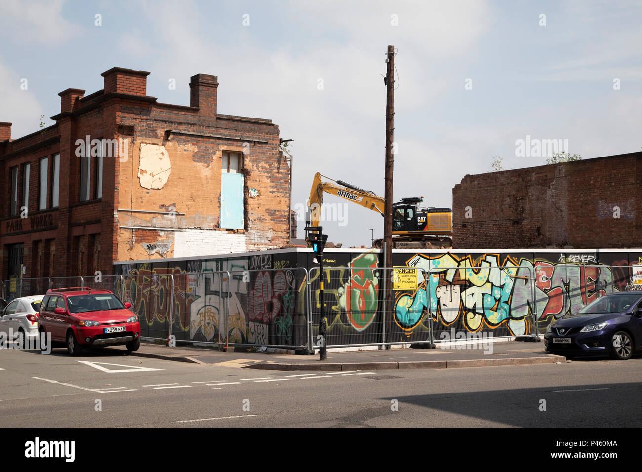 Redevelopment taking place in Digbeth in Birmingham, United Kingdom ...
