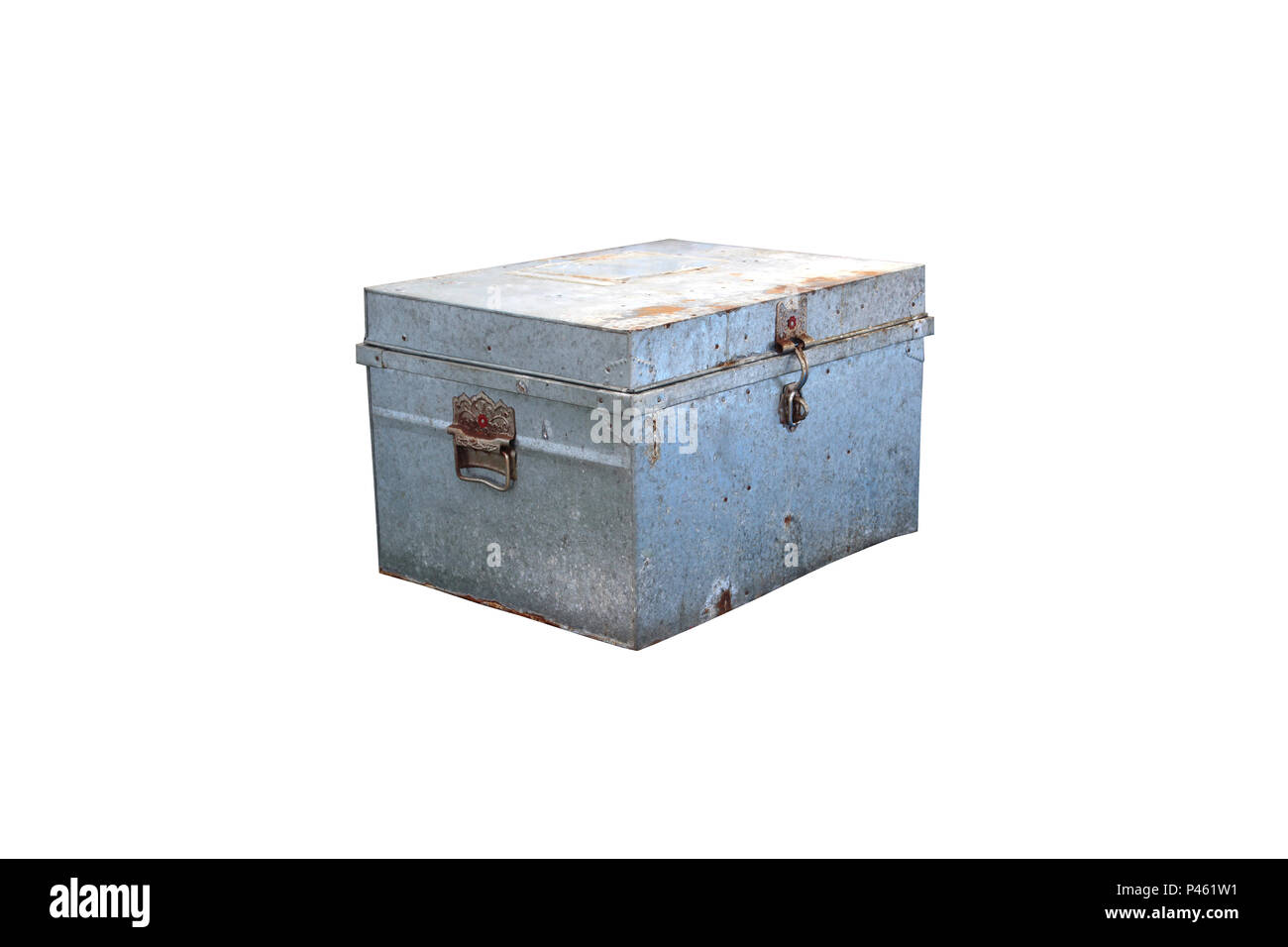 Old metal box Stock Photo - Alamy