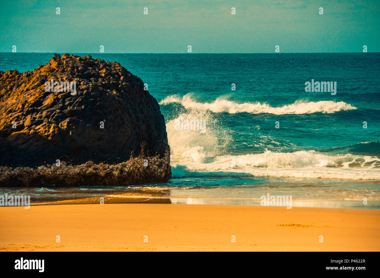 beach sand and surf Stock Photo - Alamy