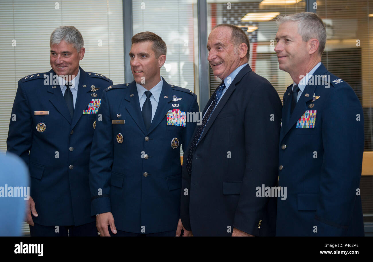 (Left to right) Lt. Gen. Samuel D. Cox , Commander, 18th Air Force ...