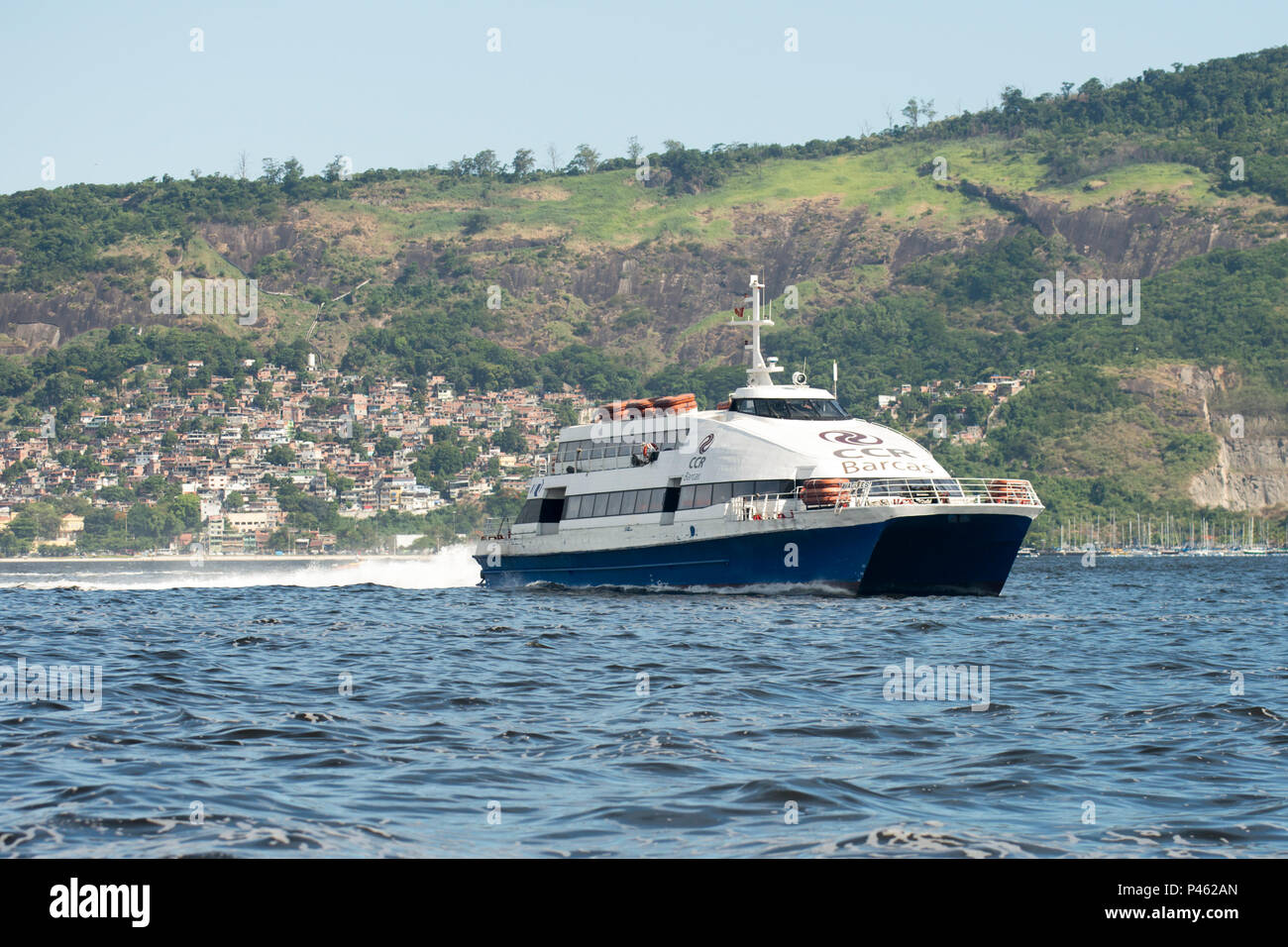 Barca da Linha Rio-Charitas. RIO DE JANEIRO/RJ, Brasil 09/01/2014 ...