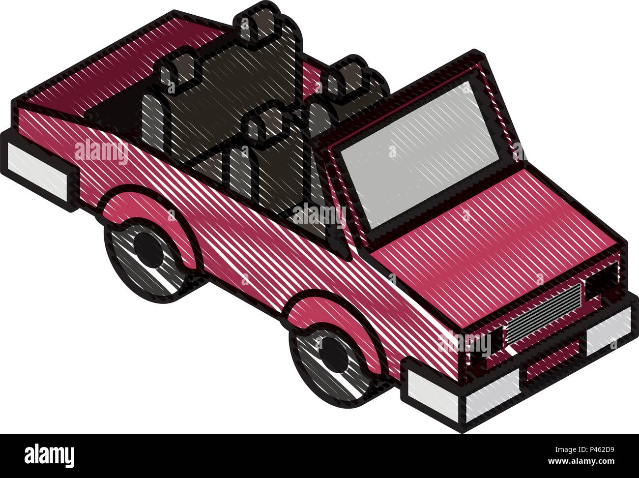 convertible car isometric icon Stock Vector Image & Art - Alamy