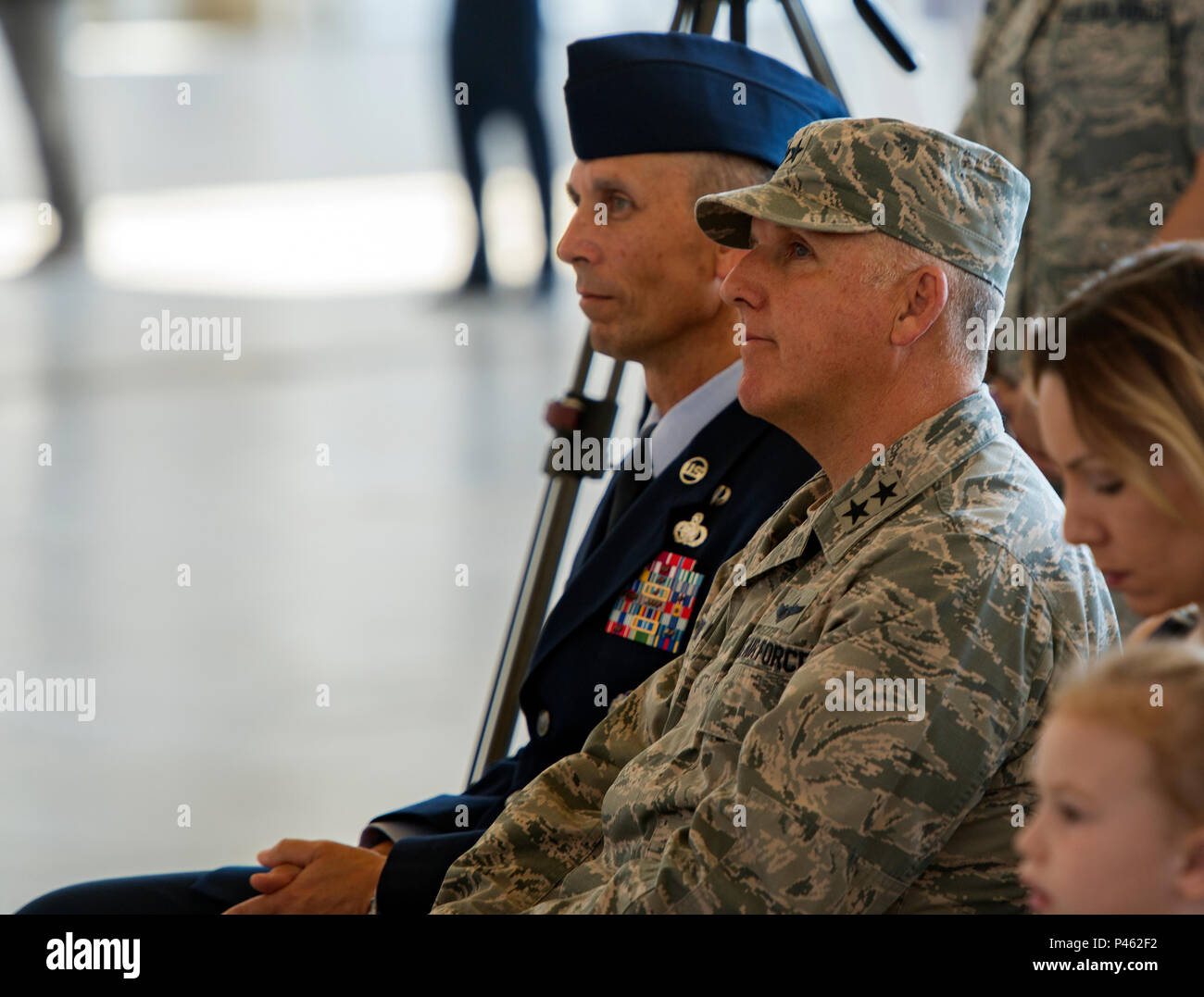 Maj. Gen. John C. Flournoy, Jr., (center) commander, 4th Air Force, Air ...