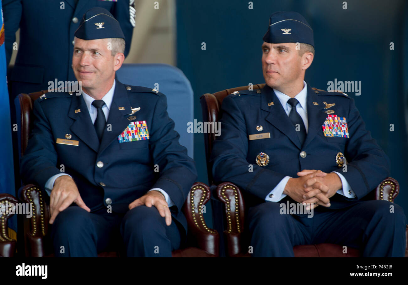 U.S. Air Force Colonel Joel D. Jackson and Col. John M. Klein, Jr ...