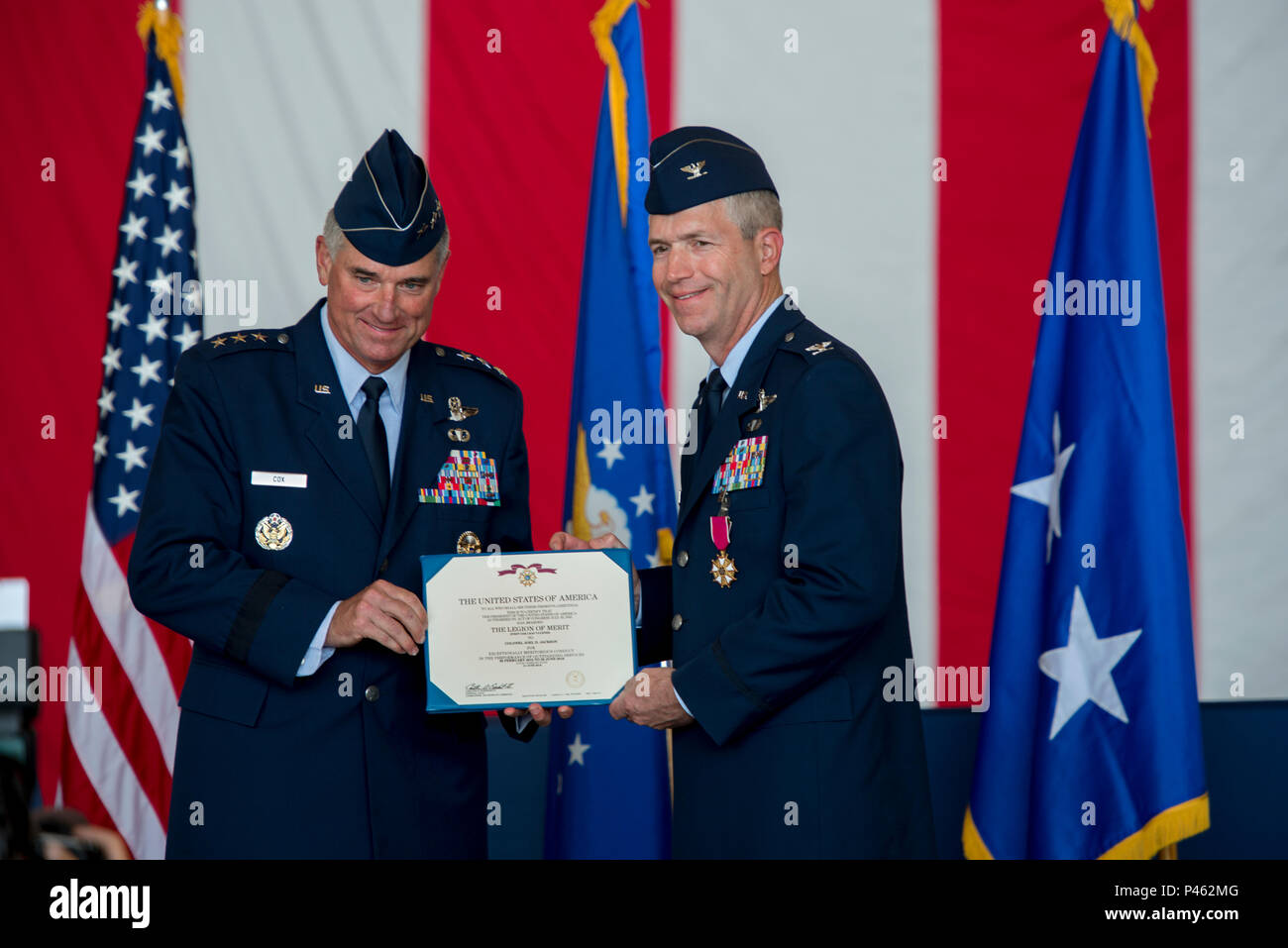 U.S. Air Force Lt. Gen. Samuel D. Cox, Commander, 18th Air Force ...