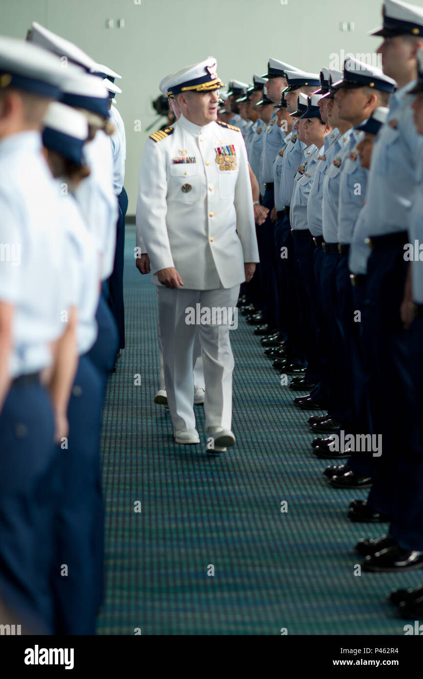 Capt. Brian K. Penoyer and Capt. Peter F. Martin inspect the unit's ...