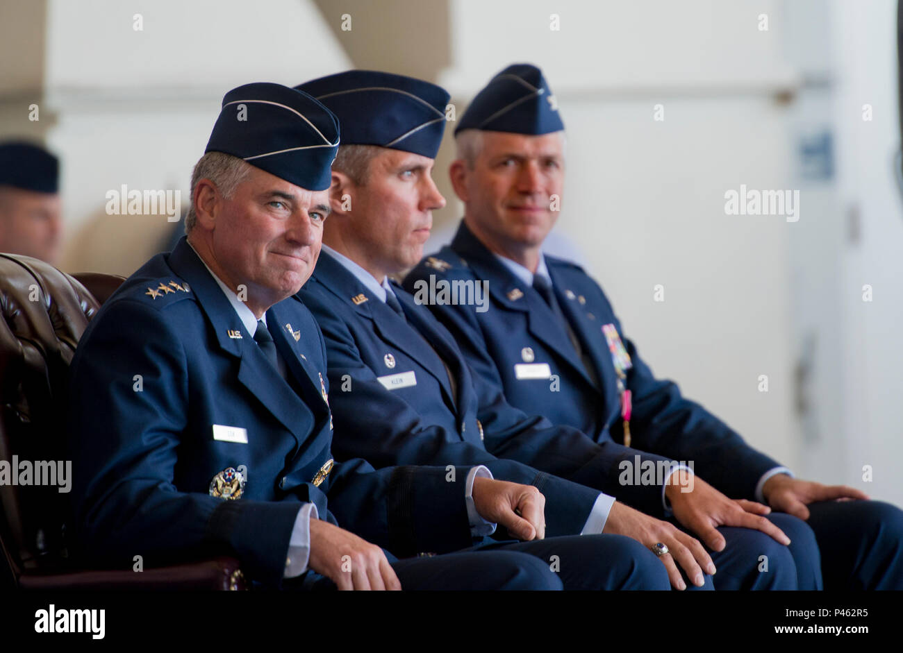 U.S. Air Force Lt. Gen. Samuel D. Cox, Commander, 18th Air Force ...