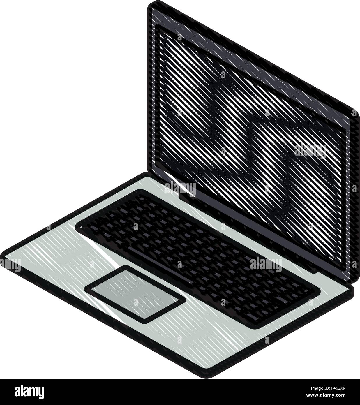 computer laptop isometric icon Stock Vector Image & Art - Alamy