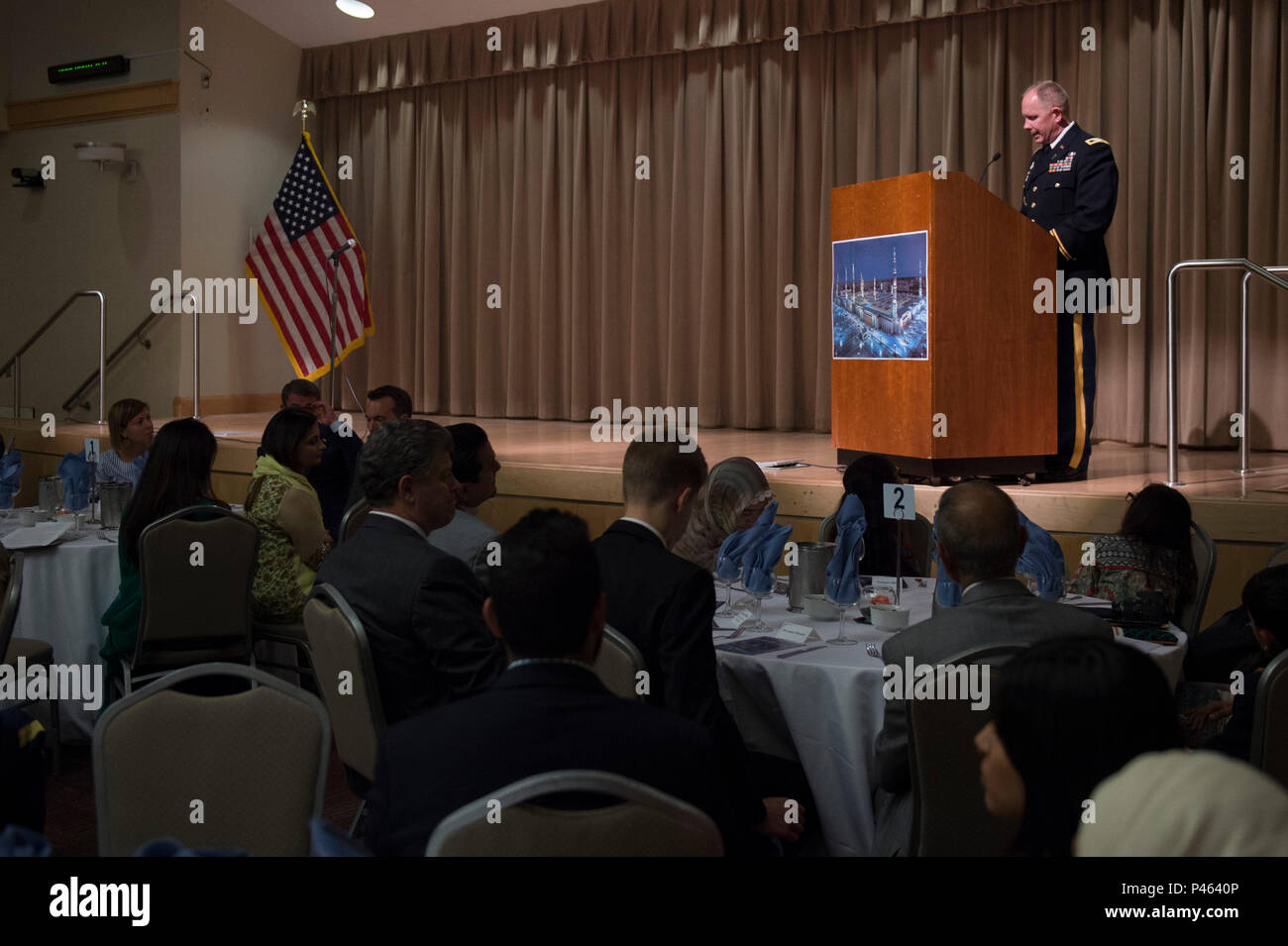 Pentagon Chaplain Col. Kenneth Williams introduces Secretary of Defense ...
