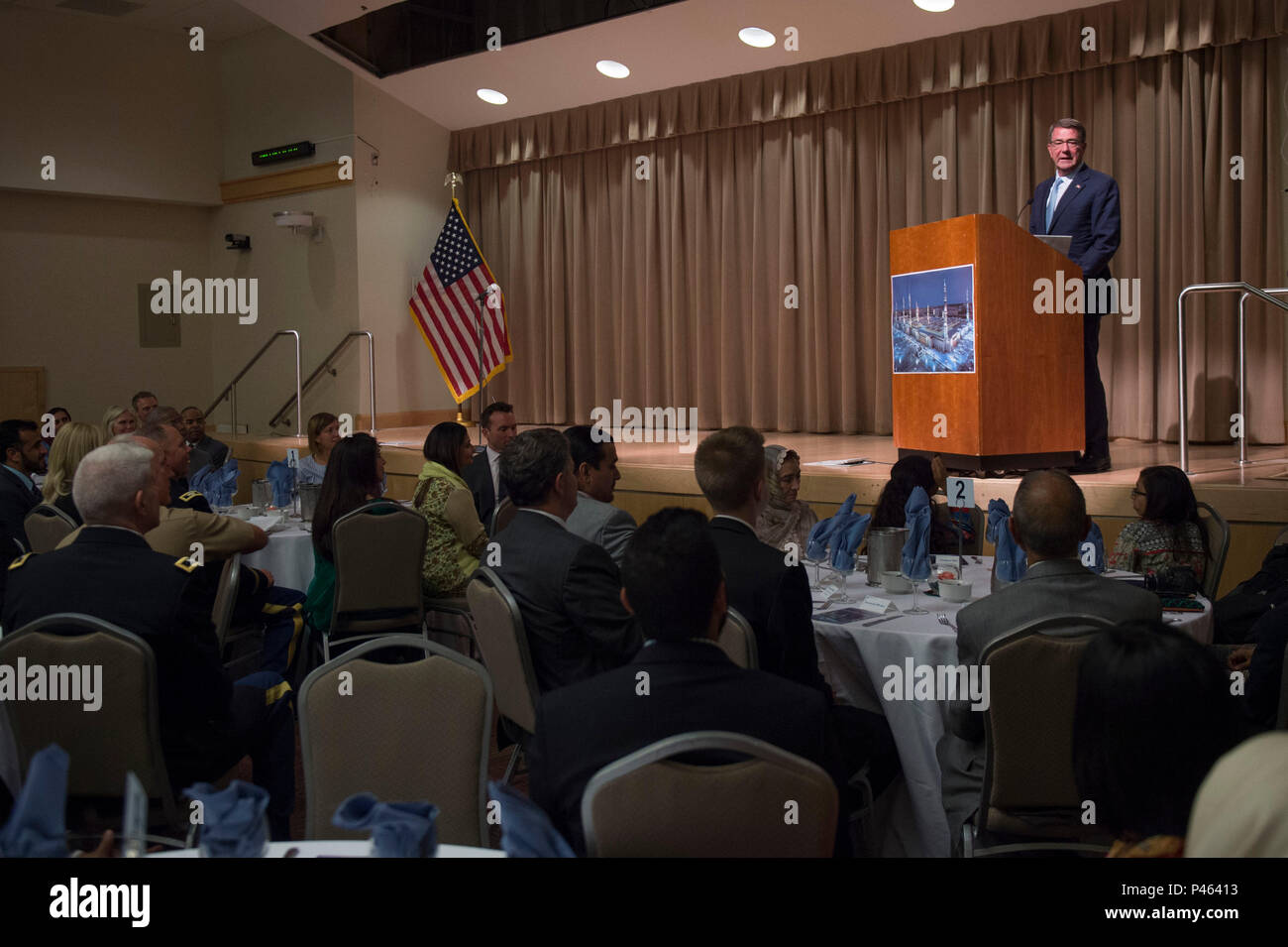 Secretary of Defense Ash Carter delivers remarks at the Pentagon ...