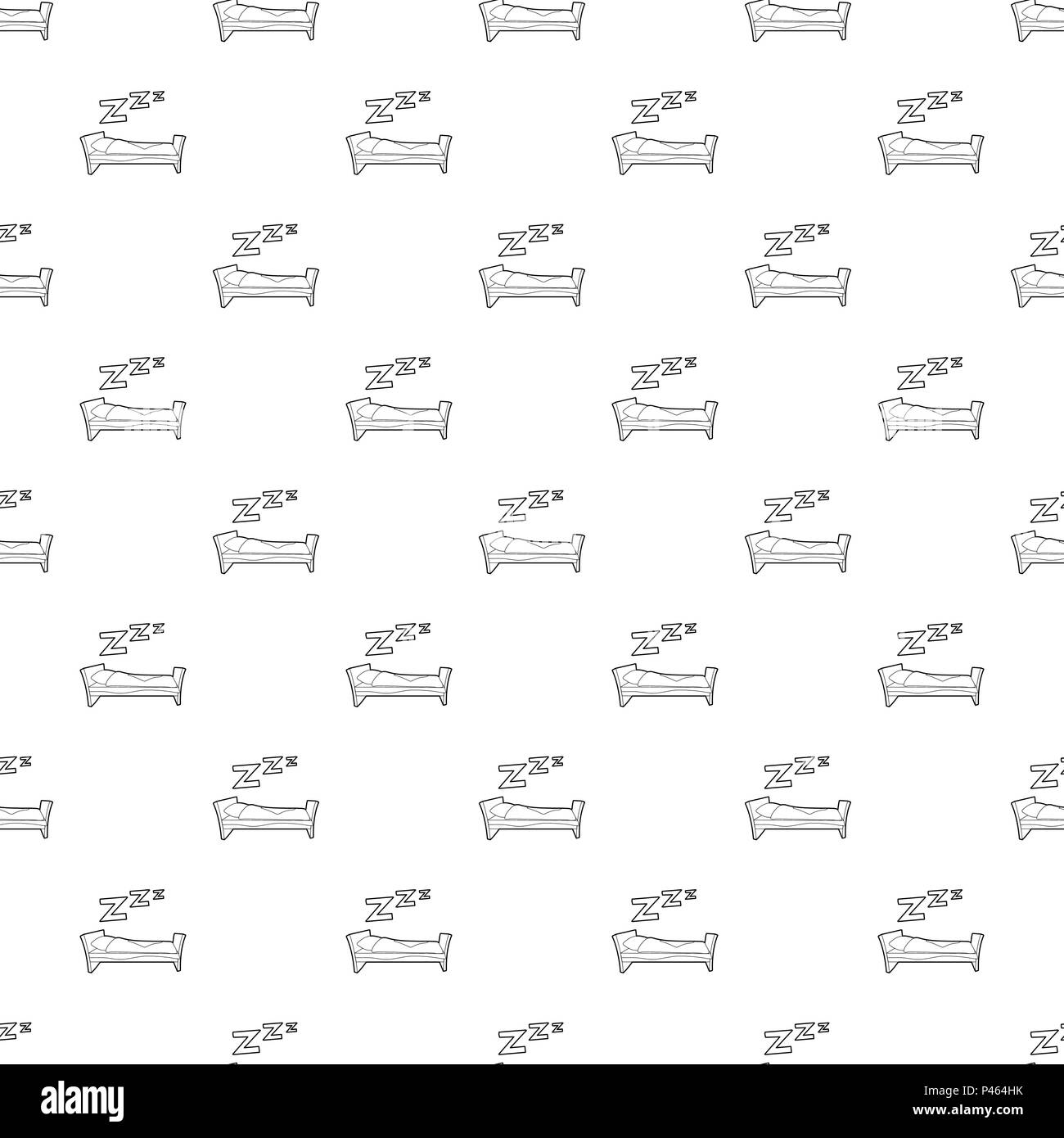Bed pattern vector seamless Stock Vector Image & Art - Alamy