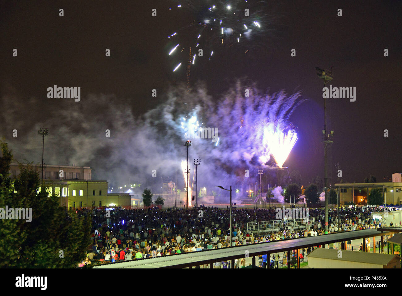 A large crowd of Italians and Americans enjoyed the Independence Day ...