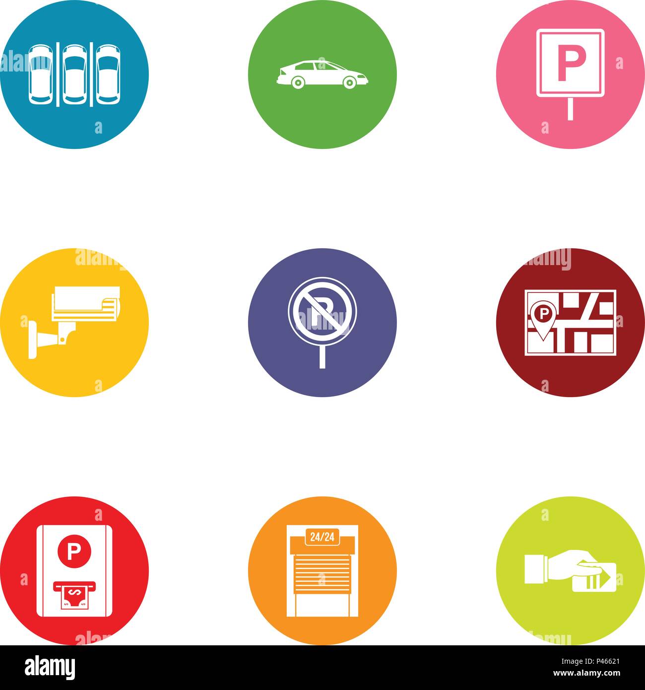 Metropolis parking Stock Vector Images - Alamy