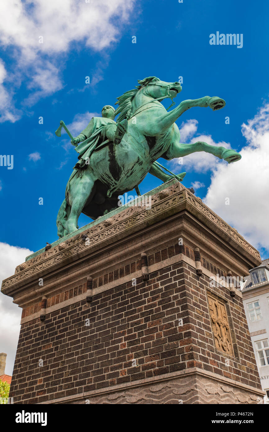 Statue bishop absalon founder copenhagen hi-res stock photography and ...