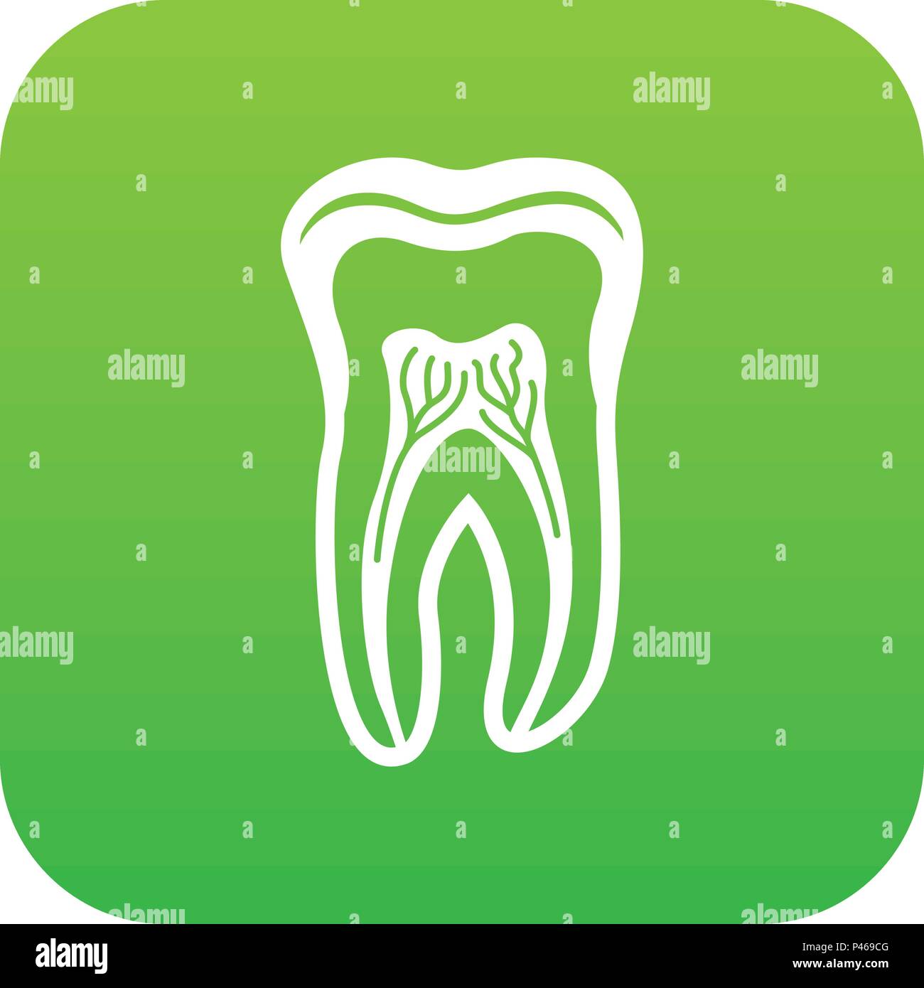 Tooth structure icon, simple black style Stock Vector Image & Art - Alamy