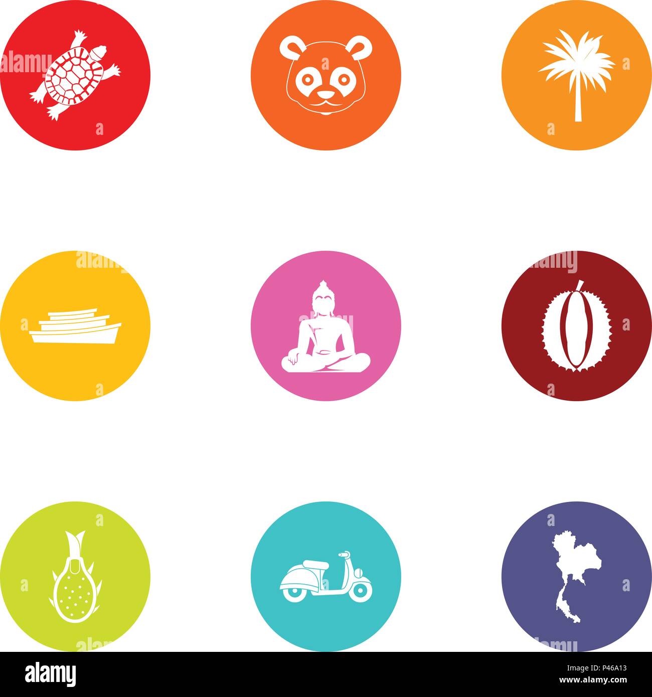 Asian architecture study Stock Vector Images - Alamy