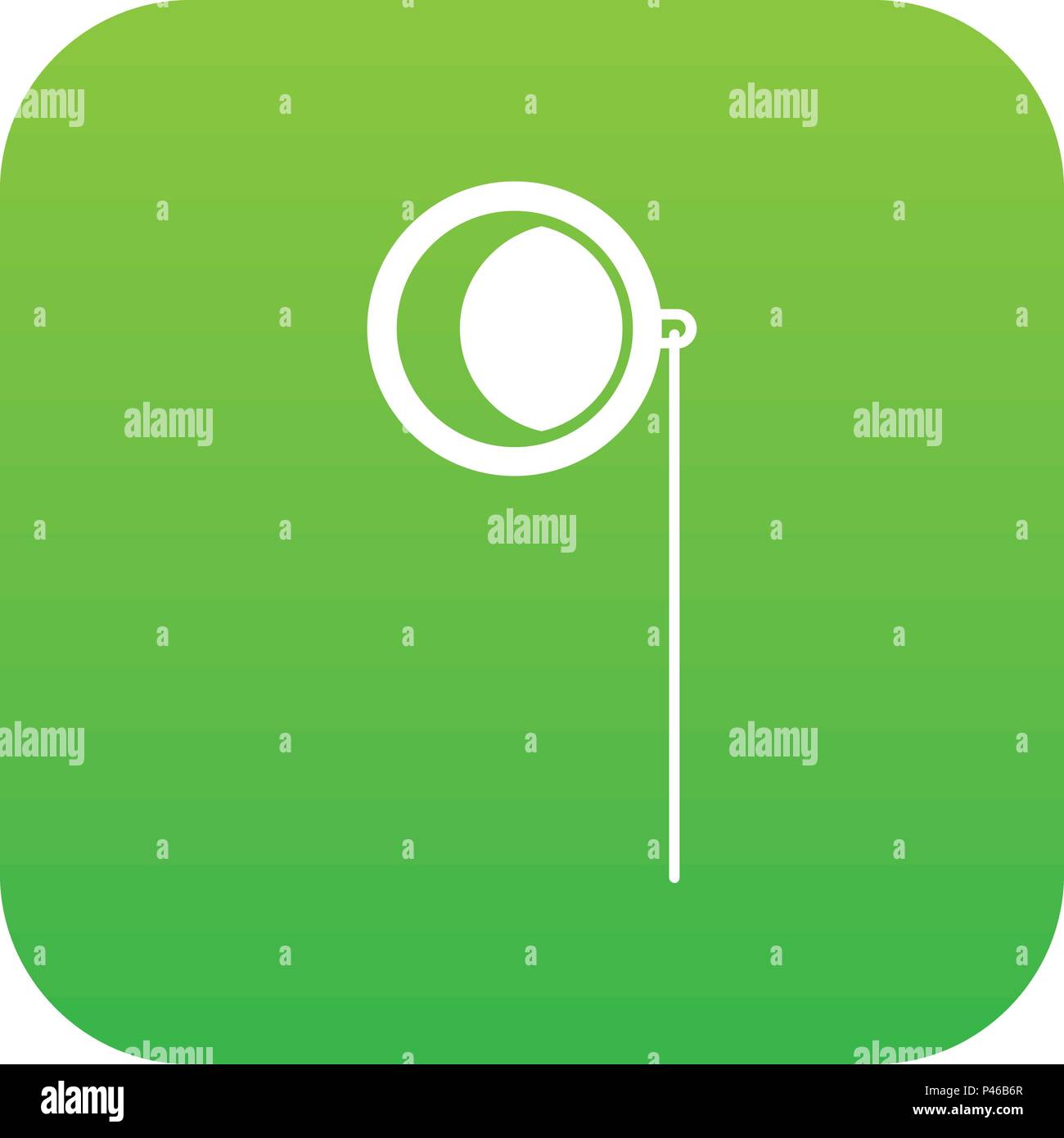 Monocle icon digital green Stock Vector Image & Art - Alamy