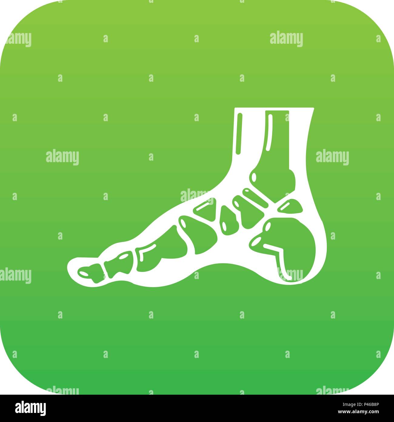 Xray of foot icon, simple style Stock Vector Image & Art - Alamy