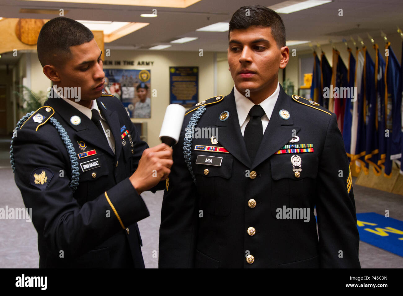 Spc. Vicente Torres, an infantryman with the 341 Infantry Battalion ...