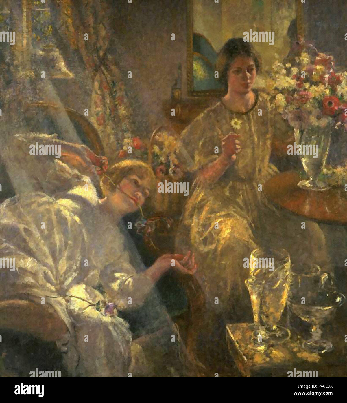 Tonks Henry - Spring Days Stock Photo - Alamy