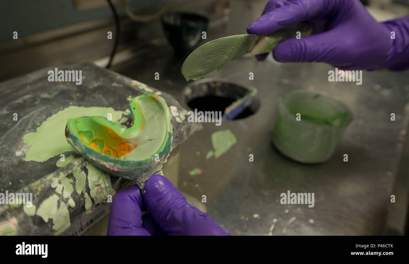 Senior Airman Tanner Scott, 86th Dental Squadron dental lab technician ...