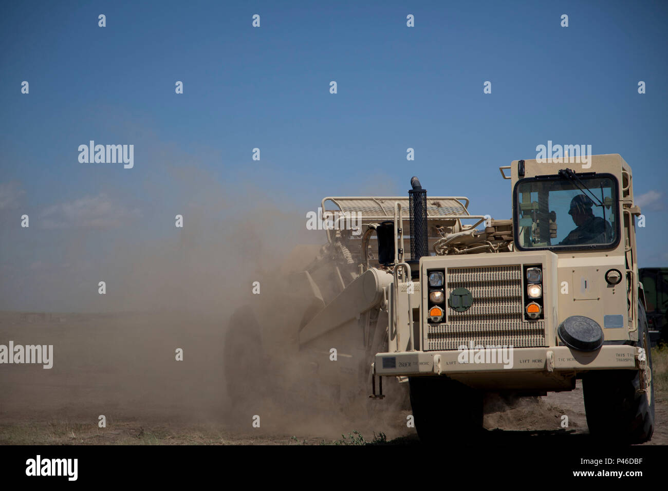 U.S. Army Spc. Quincy Eagleman, with the 260th Engineer Support Company ...